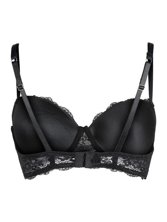 Gian Marco Venturi - women's padded balconette bra with gel in maia la ...